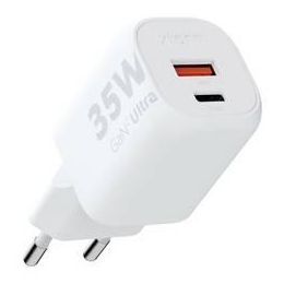 XTORM Ultra Wall USB Ladeger&auml;t 35 W 1x USB-C&reg;, 1x USB-A Quick Charge 3.0 Wei&szlig; GaN