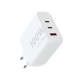 XTORM Ultra Wall USB Ladeger&auml;t 100 W 2x USB-C&reg;, 1x USB-A Quick Charge 3.0 Wei&szlig; GaN