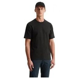 Marc O'Polo T-Shirt MARC O'POLO "aus hochwertiger Bio-Baumwolle", Damen, Gr. XXL, schwarz, Obermaterial: 100% Baumwolle, unifarben, Basic, Basic, Rundhals, normaler Saum, Shirts T-Shirt