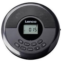 Lenco CD-340BK Tragbarer CD-Player CD, CD-R, CD-RW, MP3, CD, CD-R, CD-RW, MP3 Schwarz