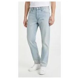 Jack & Jones Loose-fit-Jeans JACK & JONES "JJICHRIS JJORIGINAL SBD 921 SN", Herren, Gr. 32, L&auml;nge 32, blau denim1, Denim/Jeans, Obermaterial: 100% Baumwolle, leichte Abriebeffekte, loose fit lang, Jeans, Baumwolle, loose fit
