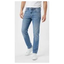 Only & Sons Straight-Jeans ONLY & SONS "ONSWEFT REGULAR WB 0021 TAI DNM NOOS", Herren, Gr. 32, L&auml;nge 30, light medium blau denim detail:resin 3d, Denim/Jeans, Obermaterial: 98% Baumwolle, 2% Elasthan, Abriebeffekte, regular fit lang, Jeans Straight-Jeans, im 4-Pocket-Style
