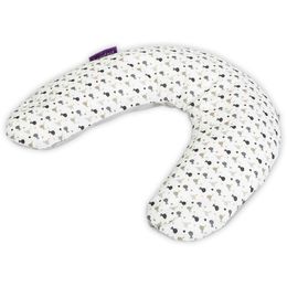 Tr&auml;umeland Seitenschl&auml;ferkissen TR&Auml;UMELAND "Seitenlagerungskissen Design 2 - graue V&ouml;gel", bunt, B:30cm H:10cm L:98cm, Baumwolle, Funktionskissen, Seitenschl&auml;ferkissen