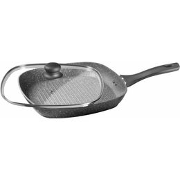 Steakpfanne CS KOCH-SYSTEME "Emden", grau, B:28cm H:4cm L:28cm &Oslash;:28cm, Pfannen, Induktion