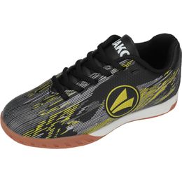 Fu&szlig;ballschuh Jako "J-SI Stepover", M&auml;dchen, Gr. 37, gelb (jet schwarz, neon gelb), Synthetik, mehrfarbig, Schuhe Fu&szlig;ballschuh, f&uuml;r Halle und Stra&szlig;e, f&uuml;r Jugendliche & Kinder