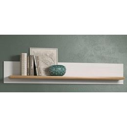 Wandboard Home Affaire "Nybro", andersen pine wei&szlig;, B:146cm H:25cm T:21cm, FSC-zertifizierter Holzwerkstoff, Regale, Wandboard, Breite 146 cm