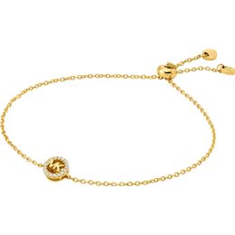 Armband Michael Kors "Schmuck Geschenk Silber 925 Armschmuck PREMIUM", gold (gelbgoldfarben, kristallwei&szlig;, kristallwei&szlig;), Armb&auml;nder, Damen, 21,6cm, Silber 925 (Sterlingsilber), Armband, mit Zirkonia (synth.)