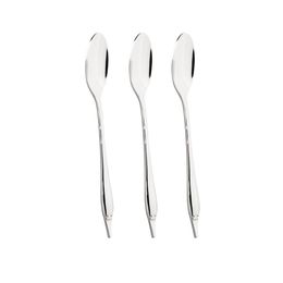 Fingerfood-L&ouml;ffel Mulex "Mini - Besteck, L&ouml;ffel Set, hochglanzpoliert", silber (silberfarben), L:17,5cm, Edelstahl, Essl&ouml;ffel, Fingerfood-L&ouml;ffel, innovatives Besteck f&uuml;r Fingerfood und Tapas
