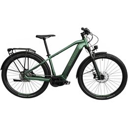 E-Bike WANTED "WANTED CORVARA 27,5 Zoll &ndash; Bosch Performance Line CX Motor, RockShox" Gr. 41, racing gr&uuml;n, matt, schwarz, Elektrofahrr&auml;der, 41cm, 27,5 Zoll (69,85cm), BOSCH PERFORMANCE LINE CX 36 V/250 W, Mittelmotor