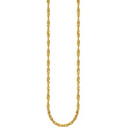 Collierkettchen Thomas Sabo "Singapurkettengliederung, 1,7 mm breit" Gr. 45, gold (gelbgoldfarben), Halsketten, Damen, 45, Silber 925 (recycelt), L: 45 B: 1,7mm, B:1,7mm