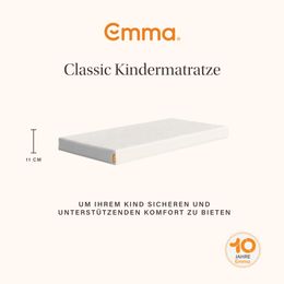Kindermatratze EMMA "EMMA Classic Babymatratze, atmungsaktiv & waschbar bei 60C", wei&szlig;, B:60cm H:11cm L:120cm, Bezug: 100% Polyester, Matratzen, 60 x 120cm & 70 x140cm, Stiftung Warentest " SEHR GUT (1,5)" getestet