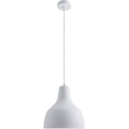 Paco Home Pendelleuchte "CHARLIE", wei&szlig;, 1, &Oslash; 30cm H: 33cm, Leuchten, H&auml;ngelampe Esszimmer K&uuml;chenlampe H&auml;ngend Esstischlampe E27, Pendelleuchte