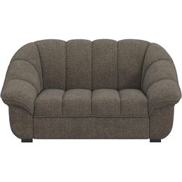 2-Sitzer COTTA "Mado, Breite 163 cm", schoko, B:163cm T:104cm, 100% POLYESTER (PES), Sofas, verschiedene Sofas individuell kombinierbar