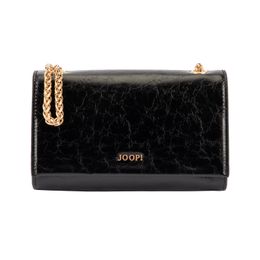 JOOP! Clutch JOOP "scala adina clutch mhf", Damen, Gr. B/H/T: 20cm x 12,5cm x 3cm, schwarz, Lederimitat, Taschen, Damen Umh&auml;ngetasche mit Zierkette