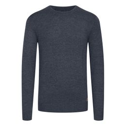 Strickfleece-Pullover Blend "Strickpullover BHLars", Herren, Gr. XXL, blau (ensign blau), Obermaterial: 50% Baumwolle CO. 50% Polyester PES., Pullover