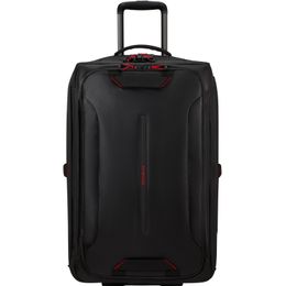 Weichgep&auml;ck-Trolley Samsonite "ECODIVER, 67 cm", Gr. B/H/T: 43cm x 67cm x 28cm 76 l, schwarz, Nylon, Polyester, Koffer, mit arretierbarem und versenkbarem Druckknopf