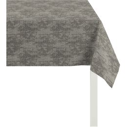 Mitteldecke Apelt "2914 Loft Style", grau (anthrazit), B:85cm L:85cm, Polyester, Viskose, Tischdecken, Mitteldecke