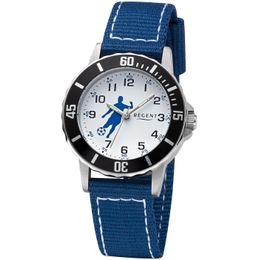 Regent Uhren Quarzuhr REGENT "F1375 - 3246.79.14", blau, Armbanduhren, Kinder, Quarzuhr, ideal auch als Geschenk