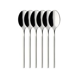 Villeroy & Boch Besteck-Set VILLEROY & BOCH "Espressol&ouml;ffel-Set 6tlg. NewWave 6er Set silber", silber, 6 tlg., Essbesteck-Sets