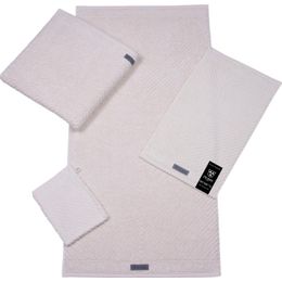 G&auml;stehandtuch Ross "Smart", beige (natur), B:30cm L:50cm, Frottier, Obermaterial: 100% Baumwolle, Handt&uuml;cher, Uni-Rippe mit Velourslabel