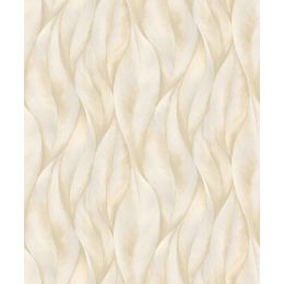 Vliestapete FASHION FOR WALLS "Guido Maria Kretschmer - Fashion for Walls", beige (creme), B:0,53m L:10,05m, Vinyl, Vlies, Tapeten, GMK, Floral