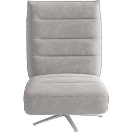 Sit & More TV-Sessel SIT & MORE "Eve", silber, B:80cm H:109cm T:98cm, 98% Polyester 2% Polyamid, Sessel, mit Herz-Waage und 2 Motoren, Bedienfelder im Sitz