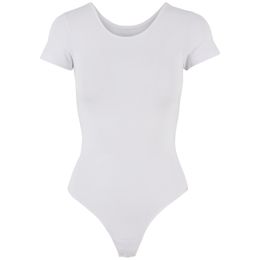 Body Urban Classics "Urban Classics Damen Ladies Organic Stretch Jersey Body", Damen, Gr. XL, US-Gr&ouml;&szlig;en, wei&szlig;, 95% Baumwolle, 5% Elasthan, Bodys Body