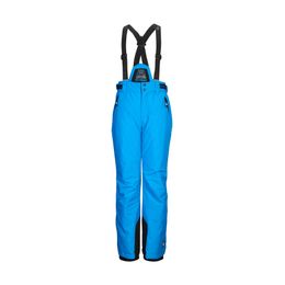 Skihose Killtec "KSW 214 BYS SKI PNTS", M&auml;dchen, Gr. 164, Normalgr&ouml;&szlig;en, blau (sky), Obermaterial: 100% Polyester;Futter: 100% Polyester;F&uuml;llung: 100% Polyester, Hosen Skihose, Wasserdichte, atmungsaktive Skihose mit verstellbarem Latz.