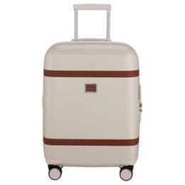 Hartschalen-Trolley Samsonite "IMAGE, verschiedene Gr&ouml;&szlig;en und Farben", Gr. B/H/T: 40cm x 55cm x 20cm 38 l, wei&szlig; (ivory), Polycarbonat, Polyurethan, Koffer, mit Volumenerweiterung, mit flexibler Trennwand