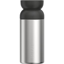 Mepal Ellipse Thermo-Kaffeebecher aus recyceltem Edelstahl und auslaufsicher 350 ml nordic black - Isolierbecher