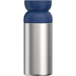 Mepal Ellipse Thermo-Kaffeebecher aus recyceltem Edelstahl und auslaufsicher 350 ml vivid blue - Isolierbecher