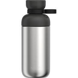 Mepal Vita Edelstahl Trinkflasche aus recyceltem Edelstahl und auslaufsicher 500 ml nordic black - Trinkflaschen