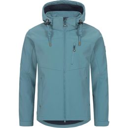 Ankerglut Ankerglutfreiheit Softshelljacke Herren hellblau XXXL - Herrenjacken