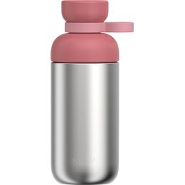 Mepal Vita Edelstahl Trinkflasche aus recyceltem Edelstahl und auslaufsicher 500 ml vivid mauve - Trinkflaschen