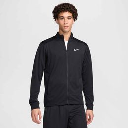Trainingsjacke Nike "M NK DF TOTALITY KNIT JACKET", Damen, Gr. XXL, schwarz, wei&szlig;, Obermaterial: 100% Polyester, normal, Jacken Trainingsjacke, sportlicher Stil, leichtes Material, feuchtigkeitsableitend