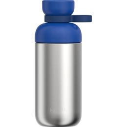 Mepal Vita Edelstahl Trinkflasche aus recyceltem Edelstahl und auslaufsicher 500 ml vivid blue - Trinkflaschen