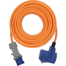 Fa.Brennenstuhl Brennenstuhl CEE Camping Verl&auml;ngerungskabel CEE Stecker Winkelkupplung Schutzkontakt Steckdose 230 V / 16 A / 25 Meter - CEE-Kabel