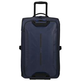 Weichgep&auml;ck-Trolley Samsonite "ECODIVER 67", Gr. B/H/T: 43cm x 67cm x 28cm 76 l, blau (blau nights), Nylon, Koffer, mit Teleskopgriff und Tragegriffen, aus robustem Nylon
