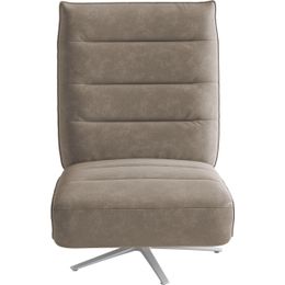Sit & More TV-Sessel SIT & MORE "Eve", taupe, B:80cm H:109cm T:98cm, 98% Polyester 2% Polyamid, Sessel, mit Herz-Waage und 2 Motoren, Bedienfelder im Sitz