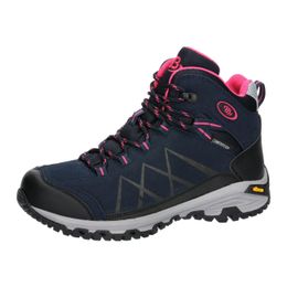 Br&uuml;tting Wanderstiefel BR&Uuml;TTING "Outdoorstiefel Kansas High", Damen, Gr. 38, blau, Synthetik, Schuhe Wanderstiefel