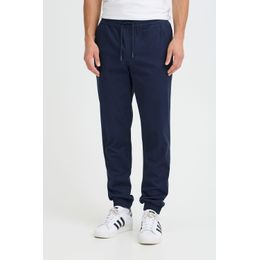 Chinohose Blend "BHTiras", Herren, Gr. 31, L&auml;nge 32, marineblaus, Twill, 98% Baumwolle, 2% Elasthan, unifarben, normal normal, Hosen Chinohose, Jogger-Pant mit elatischem Bund - Regular Fit
