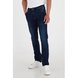 Slim-fit-Jeans Blend "BHJet", Herren, Gr. 29, L&auml;nge 34, denim middle blau, Jeans, 99% Baumwolle, 1% Elasthan, unifarben, slim fit normal, Jeans Slim-fit-Jeans, Jeanshose mit normalem Bund und enger werdendem Bein - Jet Fit