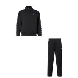 Trainingsanzug Champion "SPORT INSPIRED tracksuit with tape", Jungen, Gr. M (140/146), nbk, nbk, Obermaterial: 100% Polyester, Sportanz&uuml;ge Trainingsanzug, komfortable Passform, f&uuml;r vielseitige Freizeitaktivit&auml;ten