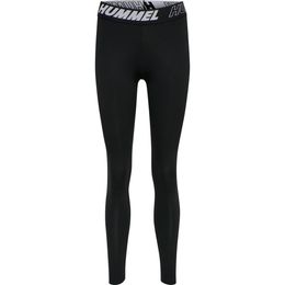 Leggings Hummel, Damen, Gr. S (36), N-Gr, schwarz, Obermaterial: 92% Baumwolle, 8% Elasthan, Hosen Leggings