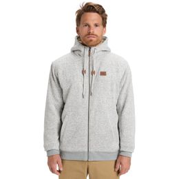 Kapuzensweatshirt Quiksilver "Cypress Keller", Damen, Gr. M, light grau heather, Obermaterial: 100% Microfaser;, Sweatshirts Kapuzensweatshirt