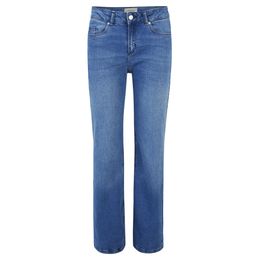 Stretch-Hose Cartoon "Stretch-Jeans mit Eingrifftaschen", Damen, Gr. 38, EURO, blau, Obermaterial: 99% Baumwolle CO. 1% Elasthan EL., Hosen Stretch-Hose