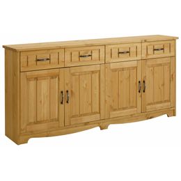 Sideboard OTTO HOME "Trinidad", beige (natur, ge&ouml;lt), B:194cm H:89cm T:37cm, Sideboards, Sideboard, Kommode, Breite 194 cm