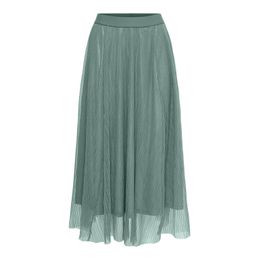 Maxirock Only "ONLLAVINA SKIRT JRS", Damen, Gr. XS, chinois gr&uuml;n, Jersey, Obermaterial: 100% Polyester, unifarben, wadenlang, R&ouml;cke Maxirock, Polyester