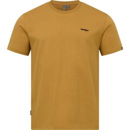T-Shirt Ragwear "T-Shirt Samms I Gots YOUMODO", Damen, Gr. XXL, orange (cinnamon), Obermaterial: 100% Baumwolle CO., relaxed fit, Rundhals, Shirts T-Shirt