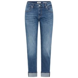 Slim-fit-Jeans Replay "MARTY", Damen, Gr. 25, L&auml;nge 30, medium blau, Denim/Jeans, Obermaterial: 98% Baumwolle, 2% Elasthan, slim fit lang, Jeans Slim-fit-Jeans, mit leichter Waschung